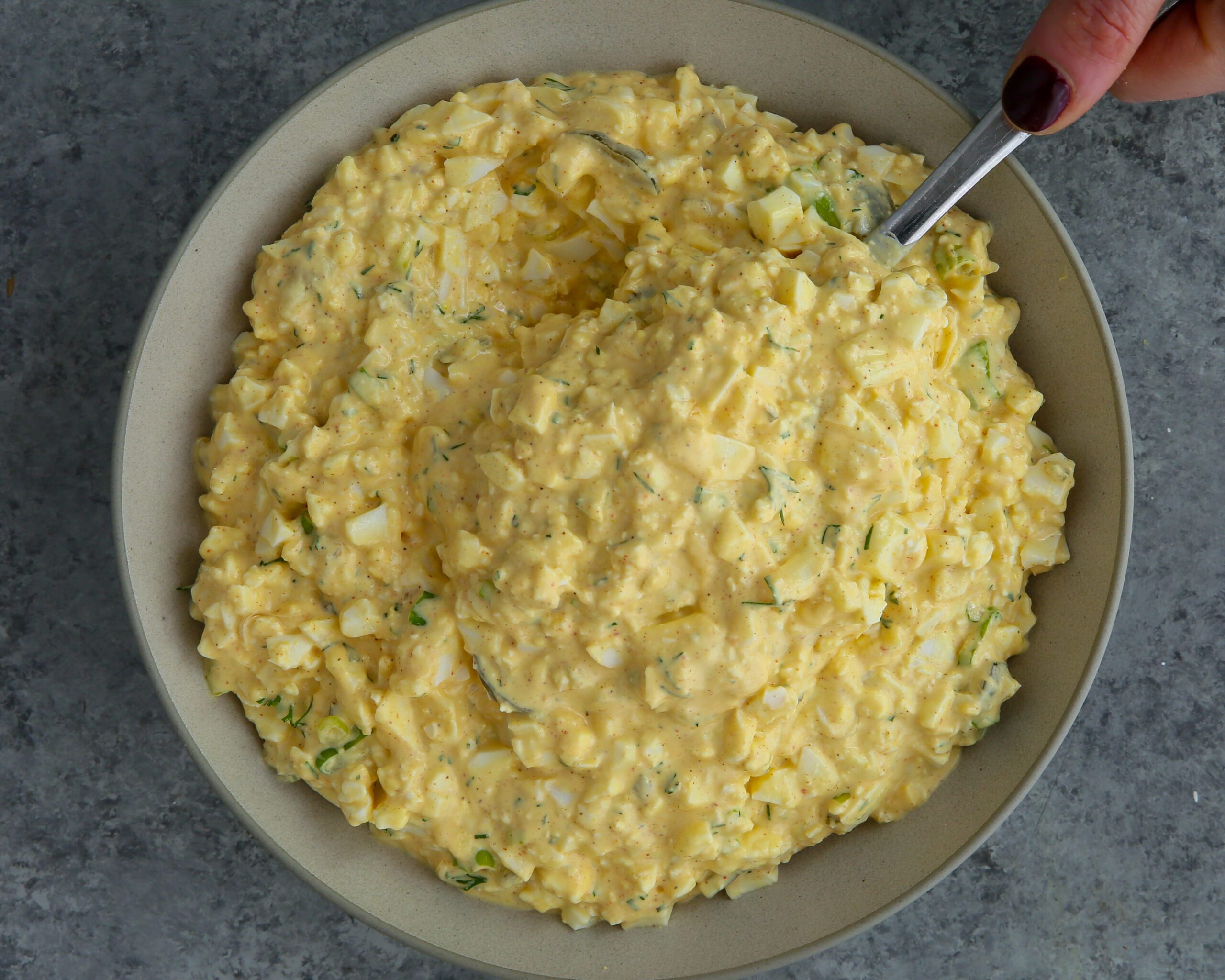 High Protein Creamy Egg Salad ⋆ Star Infinite Food